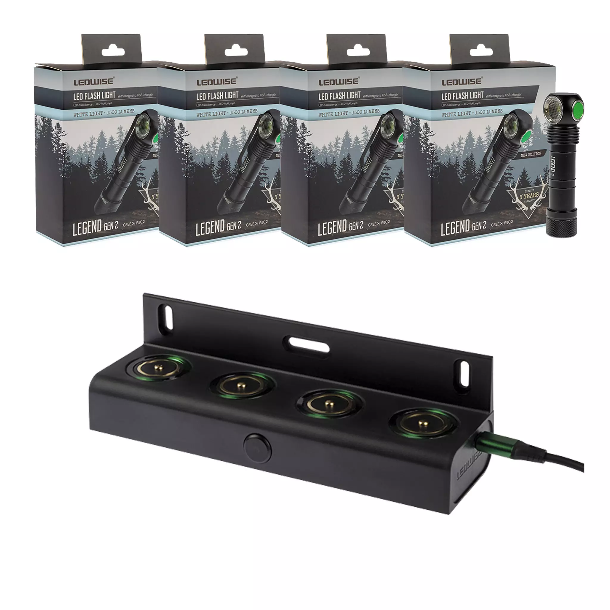 Ledwise Legend Gen2 X4 combo pack - Lumise.no nettbutikk